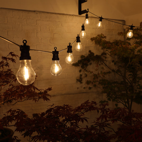 Noma 20 Connectable Bulb Filament LED Festoon Lights - Garden Trends