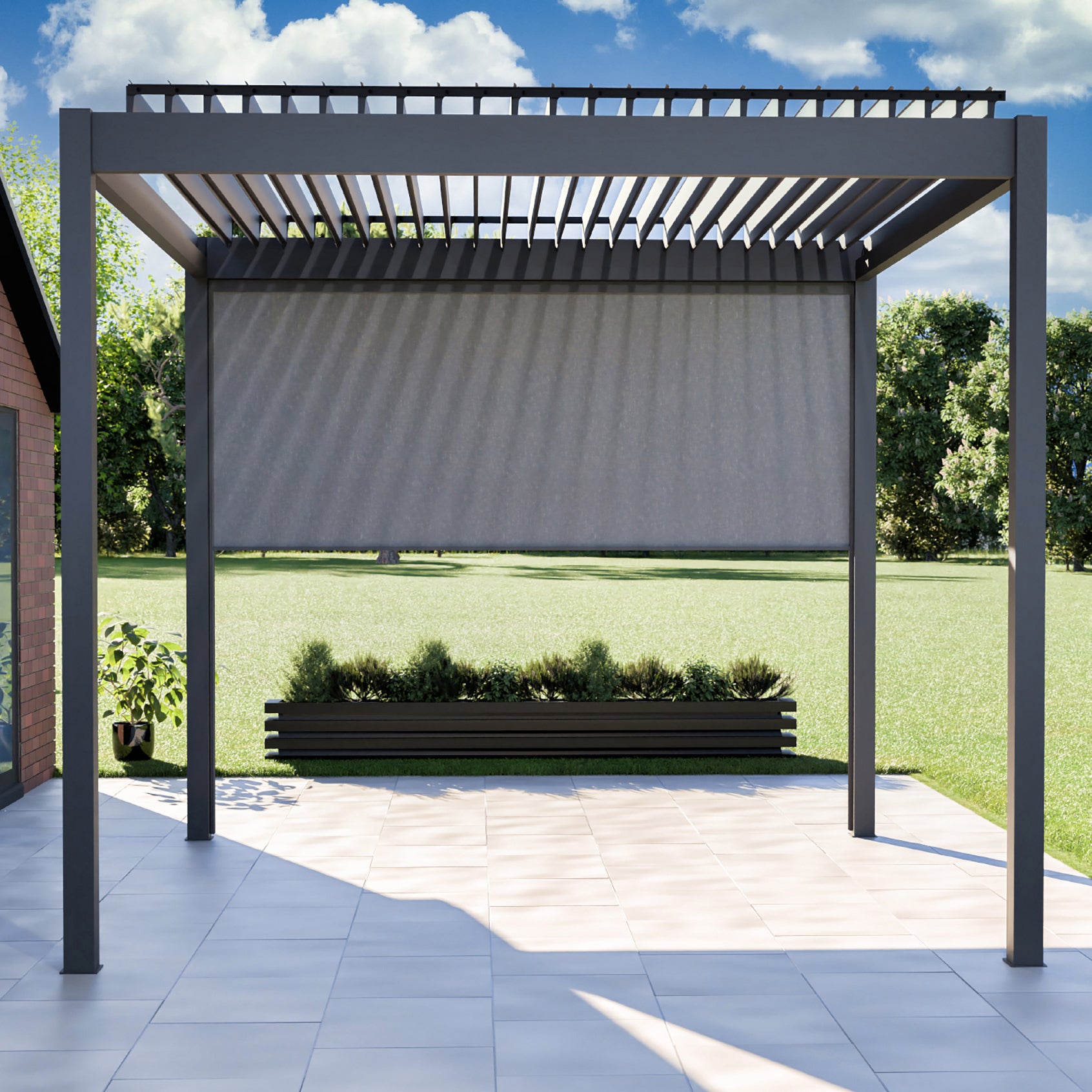 Aluminium Garden Pergola Packages - Garden Trends