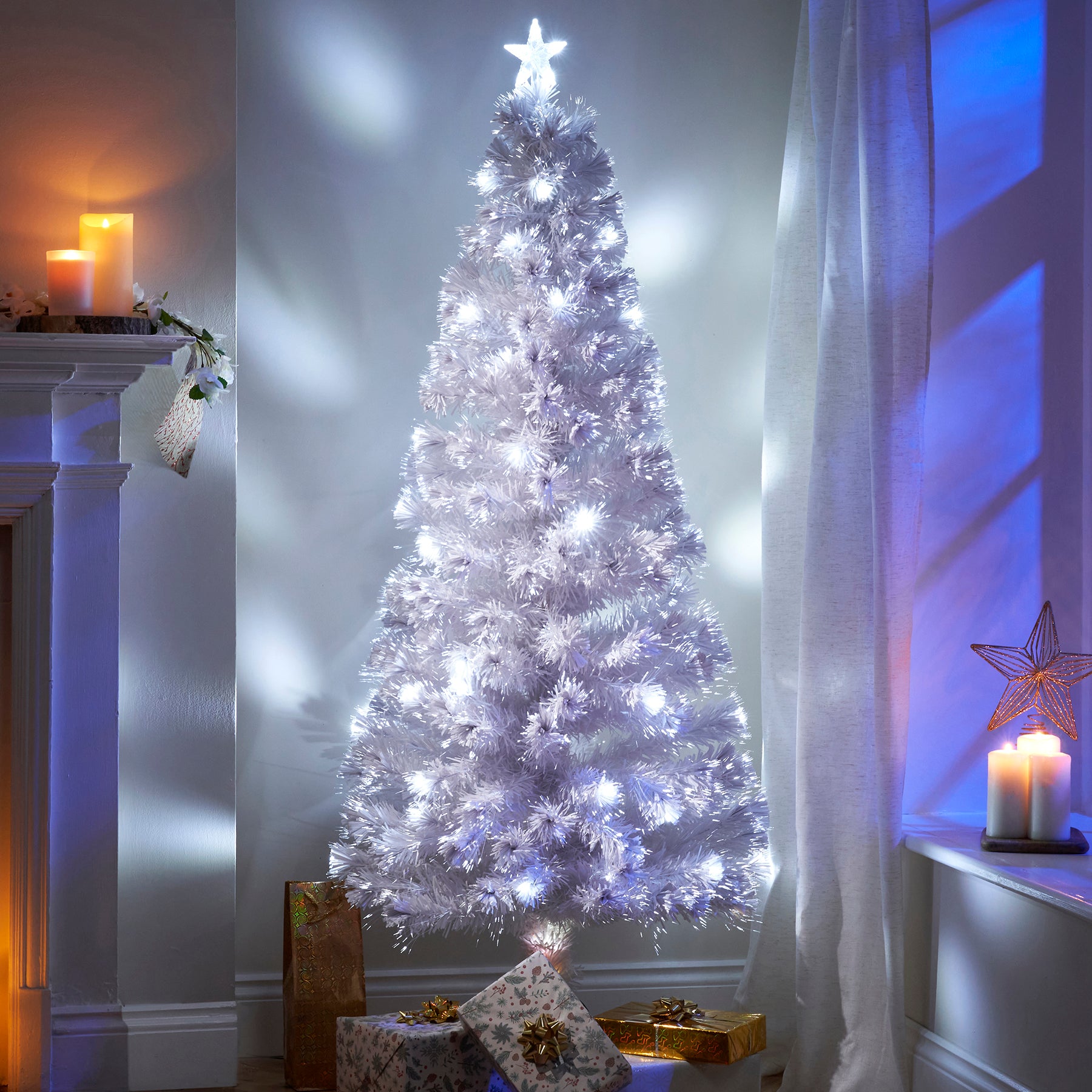 Fibre Optic Christmas Trees - Garden Trends