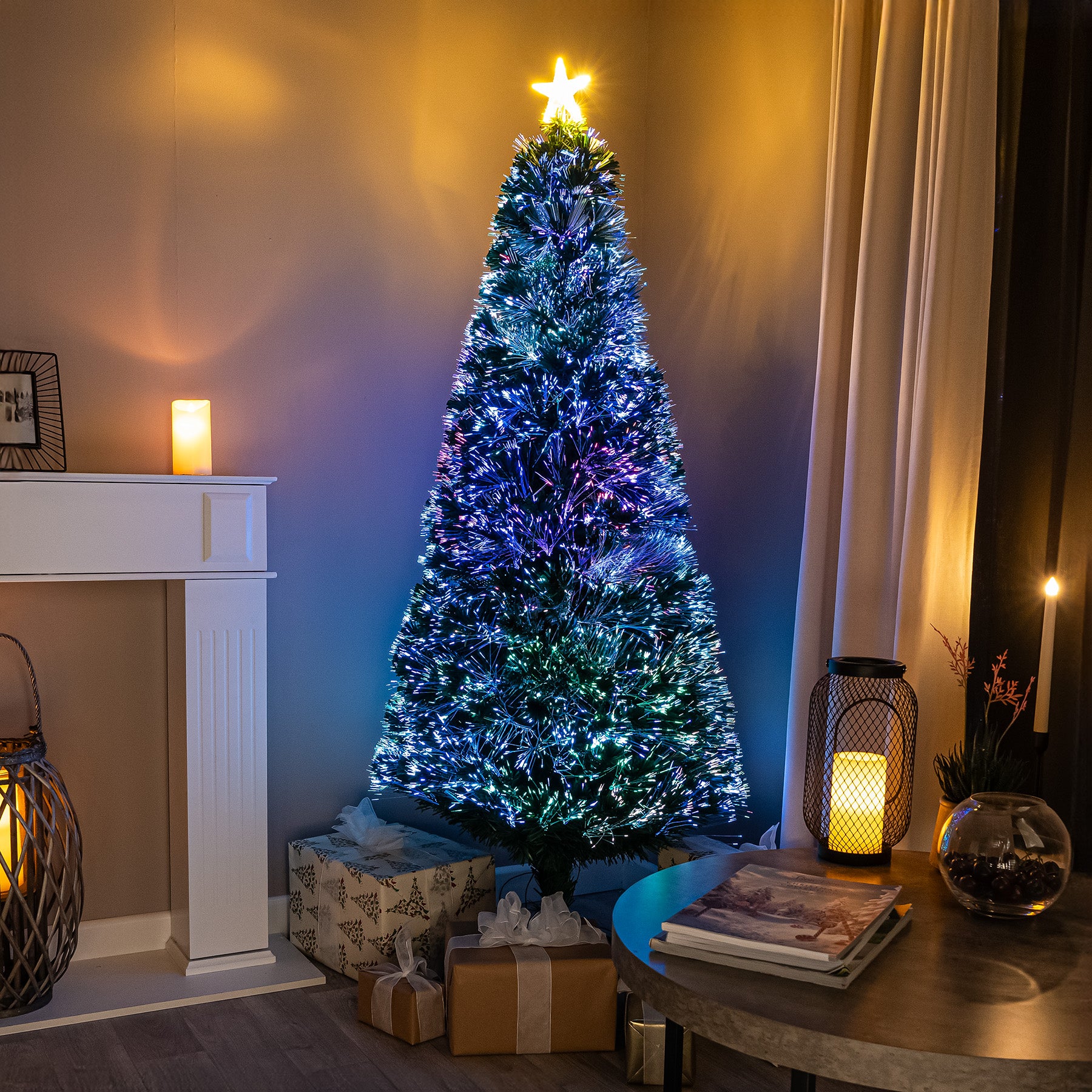 Fibre Optic Christmas Trees - Garden Trends