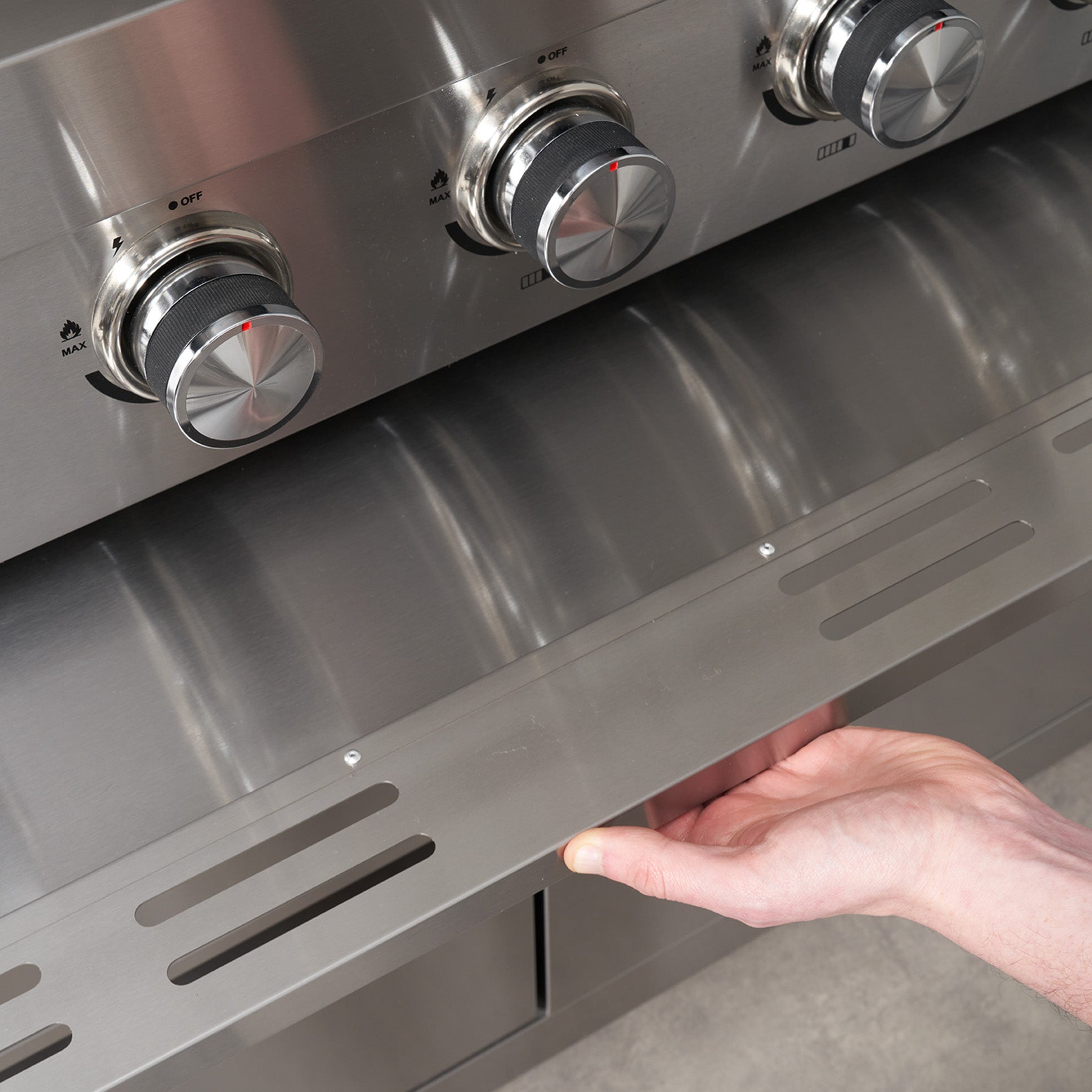 Draco Grills 6 Burner BBQ Modular Outdoor Kitchen with Double Drawers ...