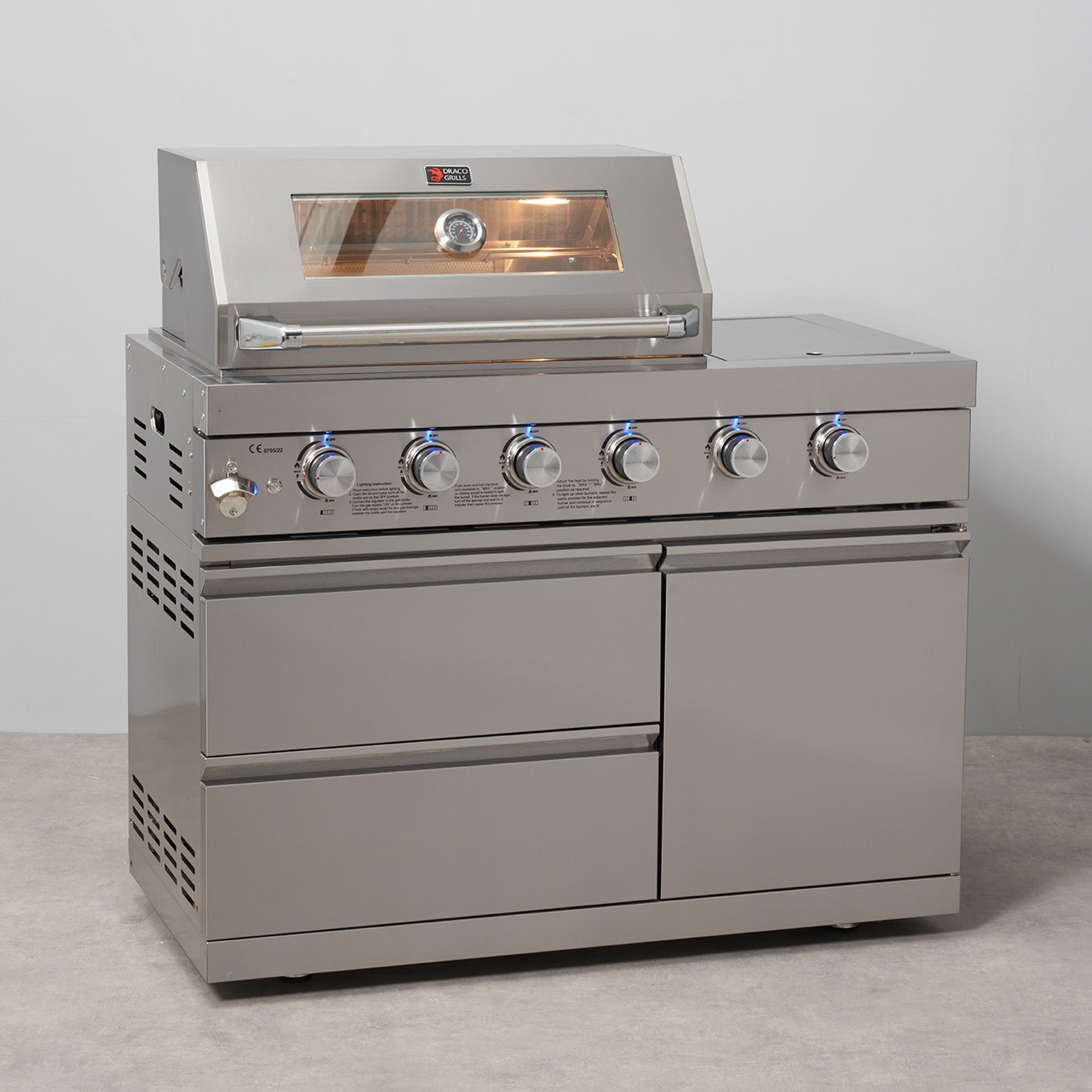 Modular Outdoor Kitchen Units - Draco Grills - GardenTrends - Garden Trends