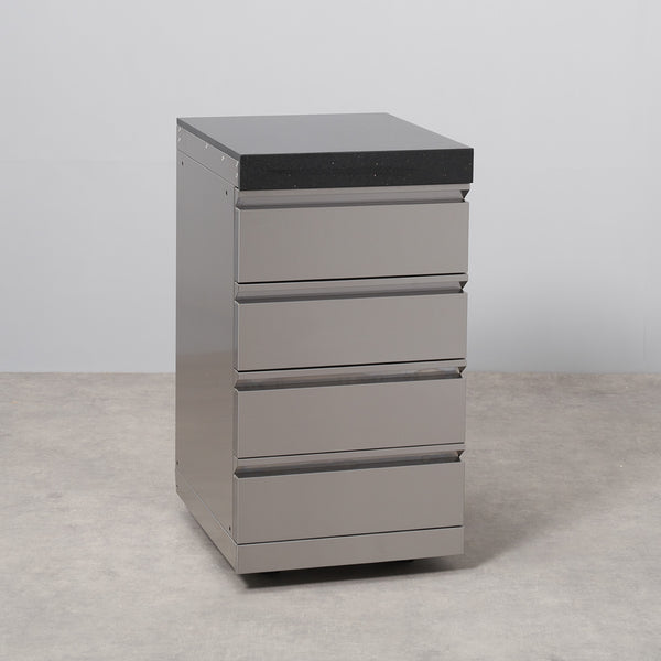 Draco Grills Stainless Steel Single 4 Drawer Cabinet with Granite Top ...