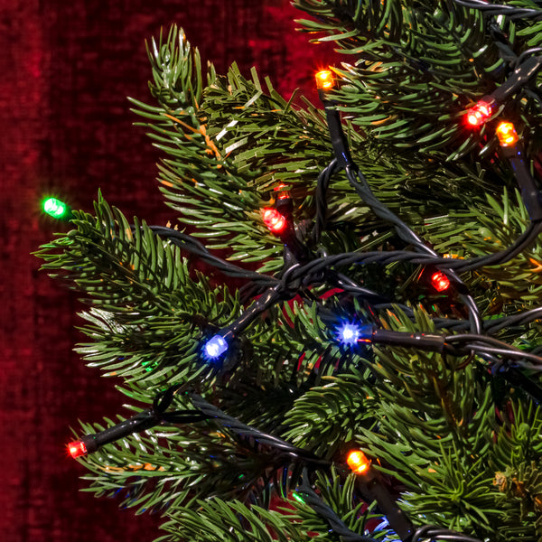 Multi-Coloured LED Battery Operated Multi-Function Christmas Lights ...