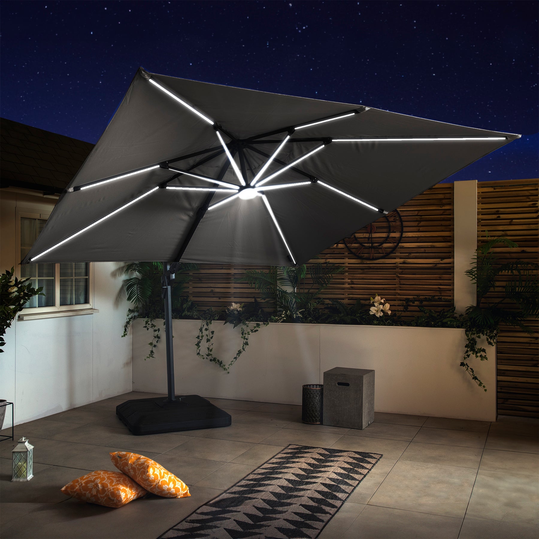 Square Garden Parasols - Garden Trends
