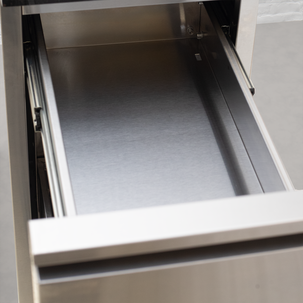Draco Grills Outdoor Kitchen Stainless Steel Slimline Pull Out Drawer ...