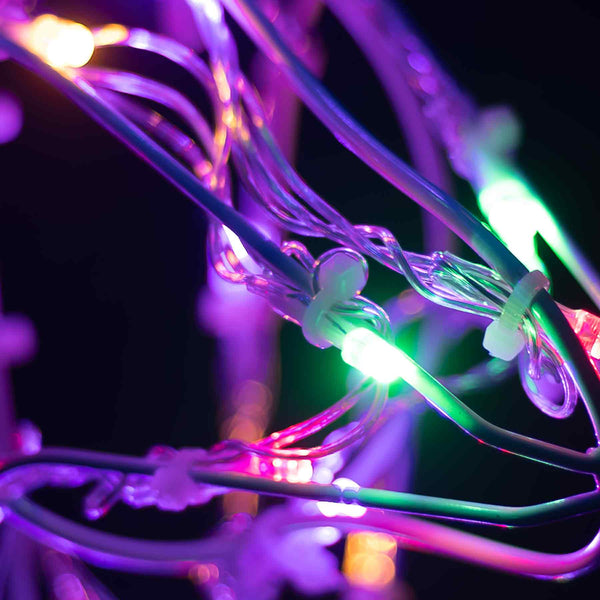 Christmas Reindeer Light - 1.35M White Wire Light Up Stag with 200 Whi ...