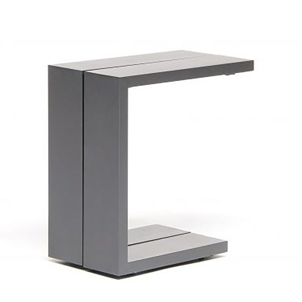Kettler Elba Aluminium Garden Side Table Anthracite - Garden Trends