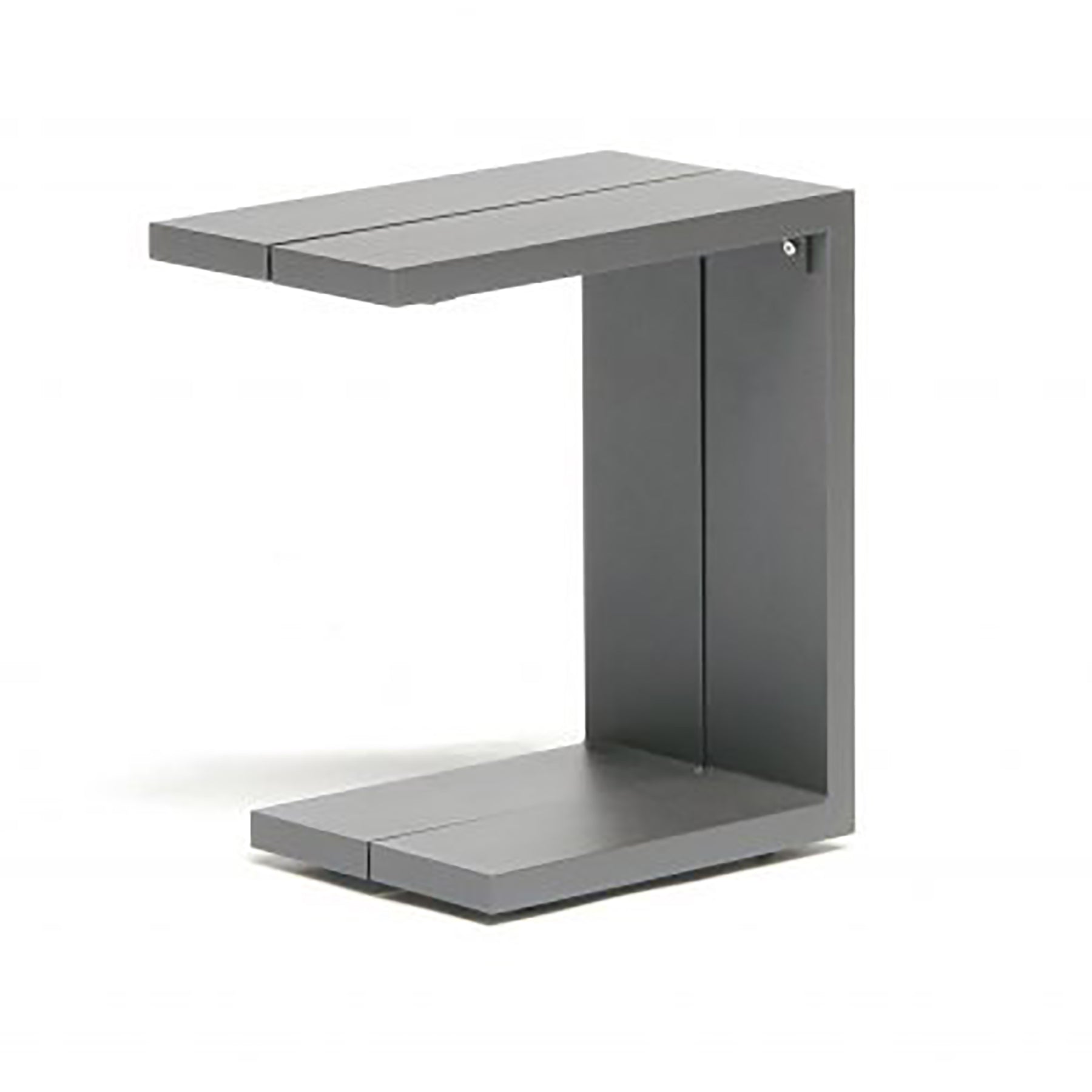 Kettler Elba Aluminium Garden Side Table Anthracite - Garden Trends