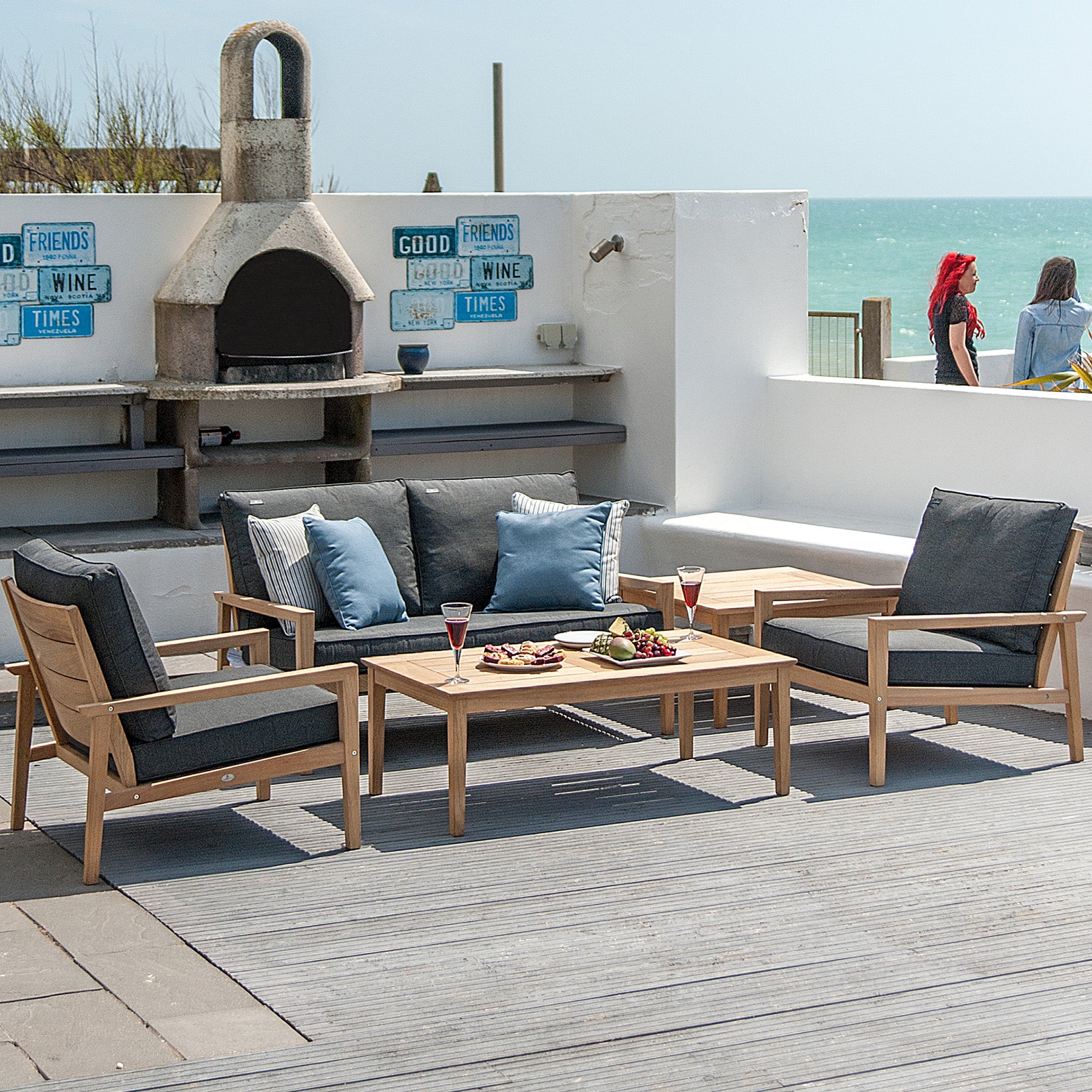 Alexander Rose Roble 2 Seat Sofa - Garden Trends