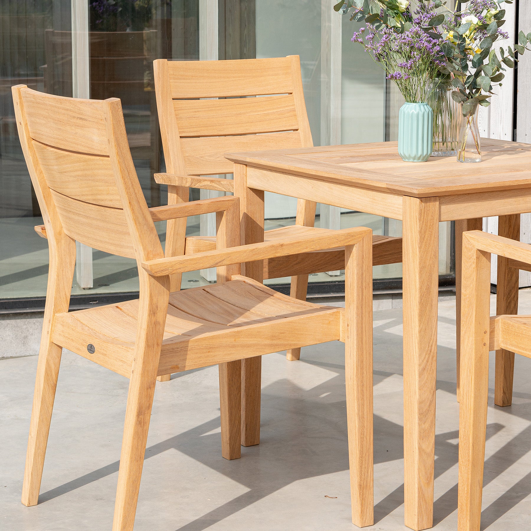 Alexander Rose Roble High Back Stackable Armchair - Garden Trends